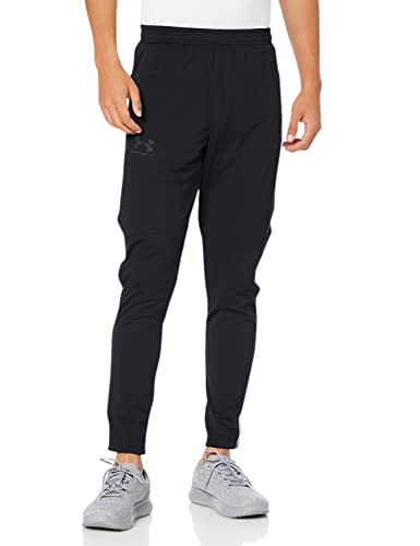 Under Armour Men's Pique Track Pants, Black (001)/Black, Medium