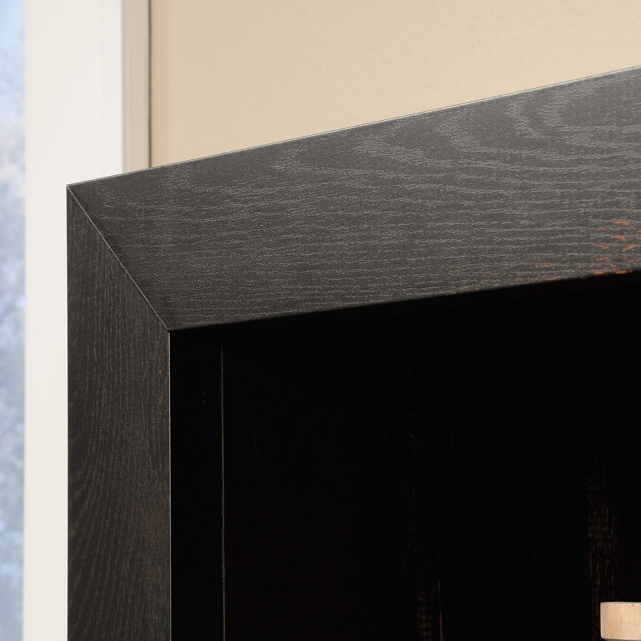 Sauder Dakota Pass 5 Bookcase/Book shelf, L: 33.78" x W: 12.52" x H: 71.1, Craftsman Oak finish