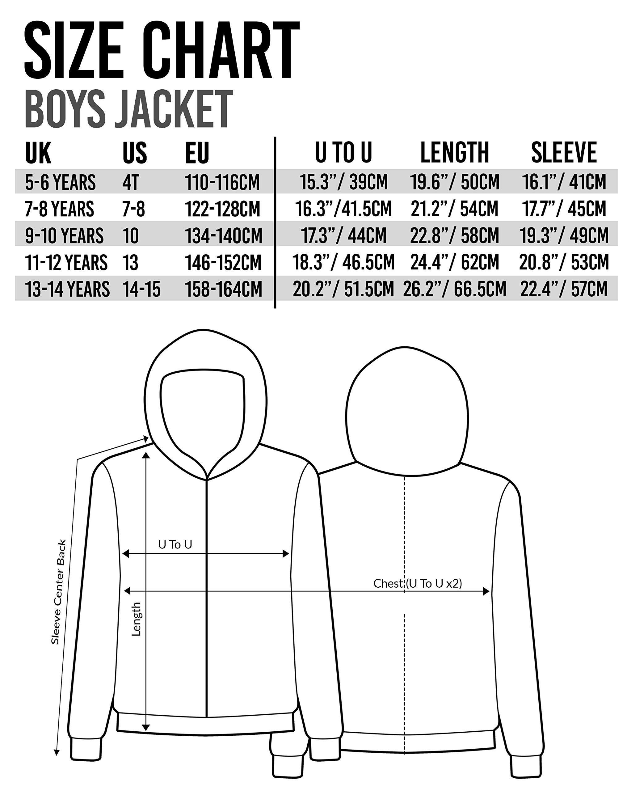Pokemon Boys Hoodie Zip Up Grey Long Sleeve Hooded Sweater 7-8 Years