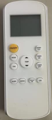 Remote Control for Danby RG57B/BGEU1 DAS180BAHWDB DAS240BAHWDB DAS090BAHWDB Air Conditioner
