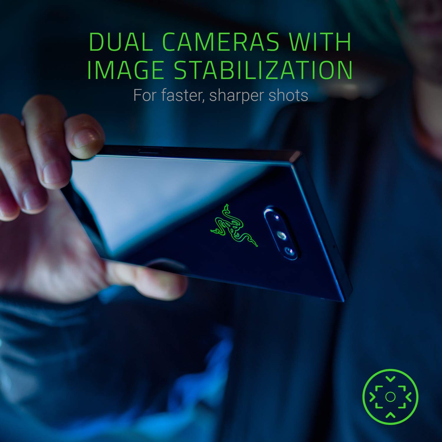 Razer Phone 2 Unlocked Gaming Smartphone - 120Hz QHD Display - Snapdragon 845 - Wireless Charging - Chroma - 8GB RAM - 64GB - Mirror Black Finish (Renewed)