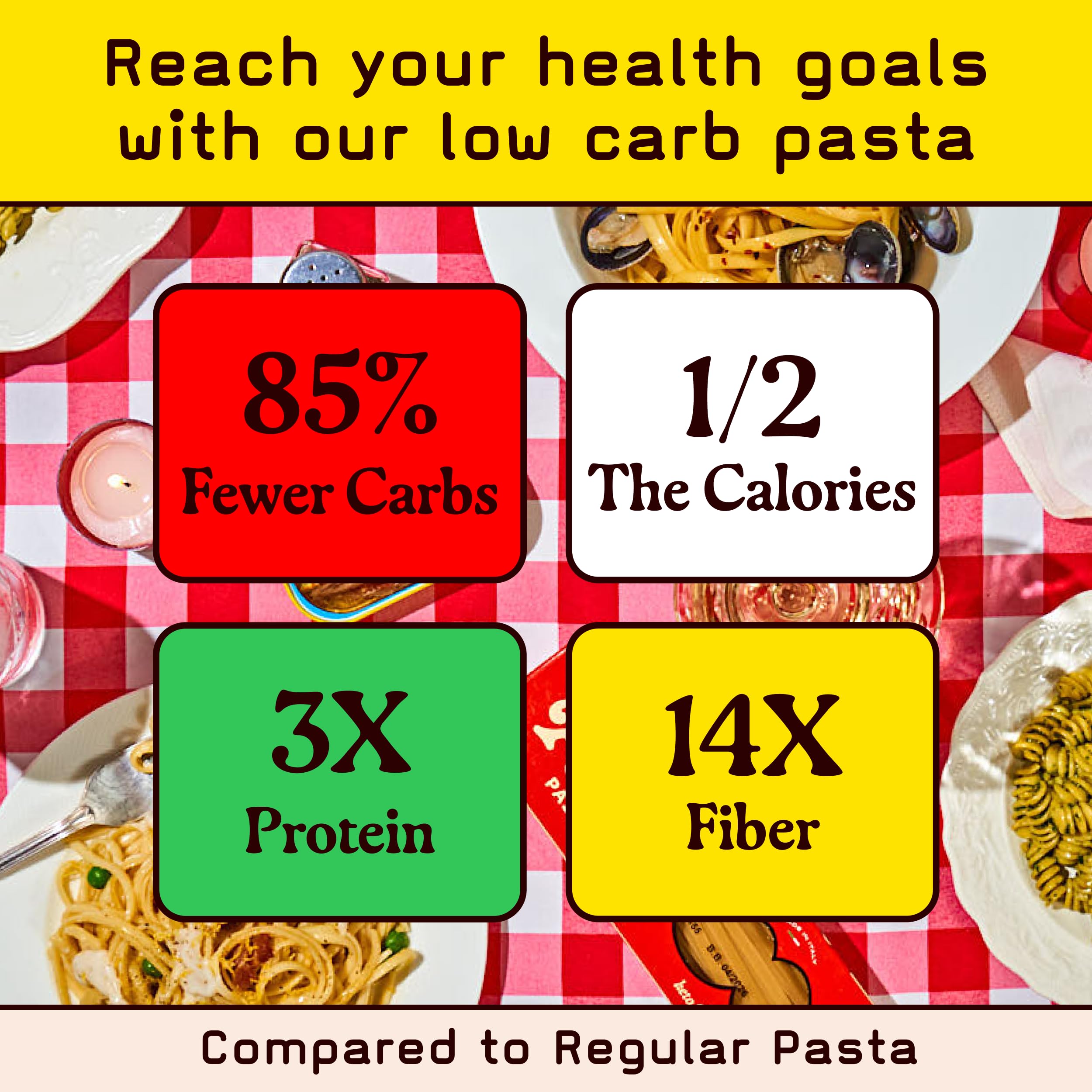 Pete's Pasta 3 Pack Elbow Noodles Pasta 8oz – 7g Low Carb Pasta – 17g High Protein Pasta – Authentic Italian Keto Pasta Noodles – Healthy Low Calorie Elbow Pasta – Wheat Pasta Imported from Italy