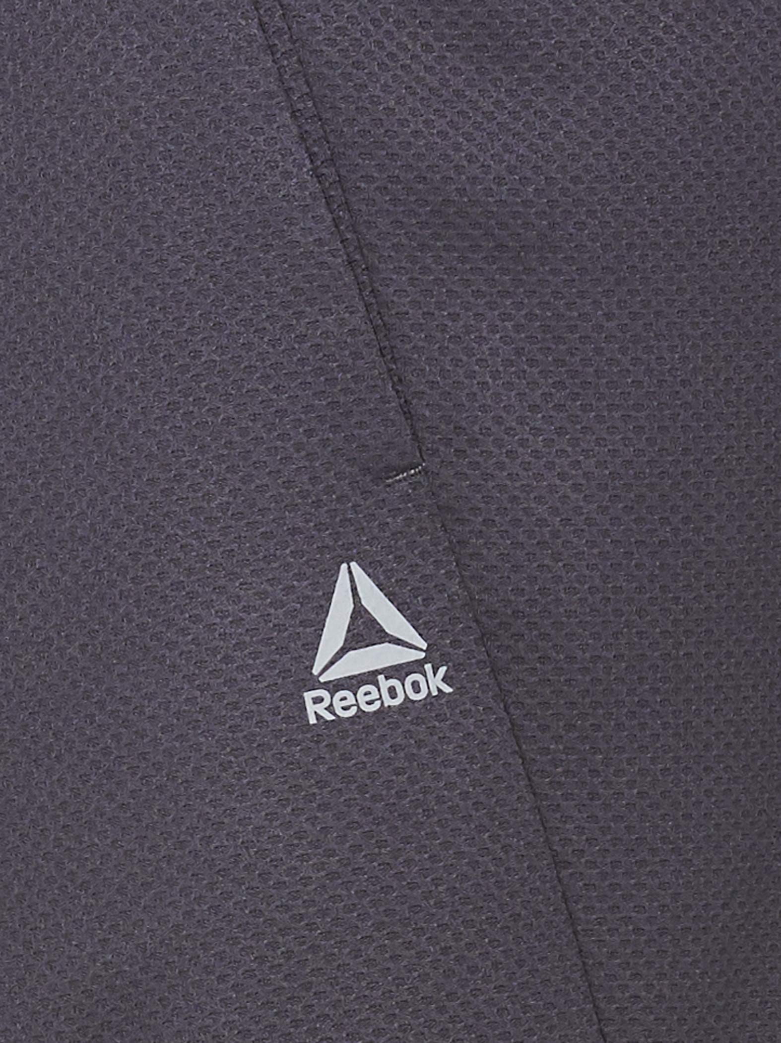 Reebok Men's Mesh Basketball Gym & Running Shorts w/Elastic Drawstring Waistband & Pockets - Open Shot Ebony, Large