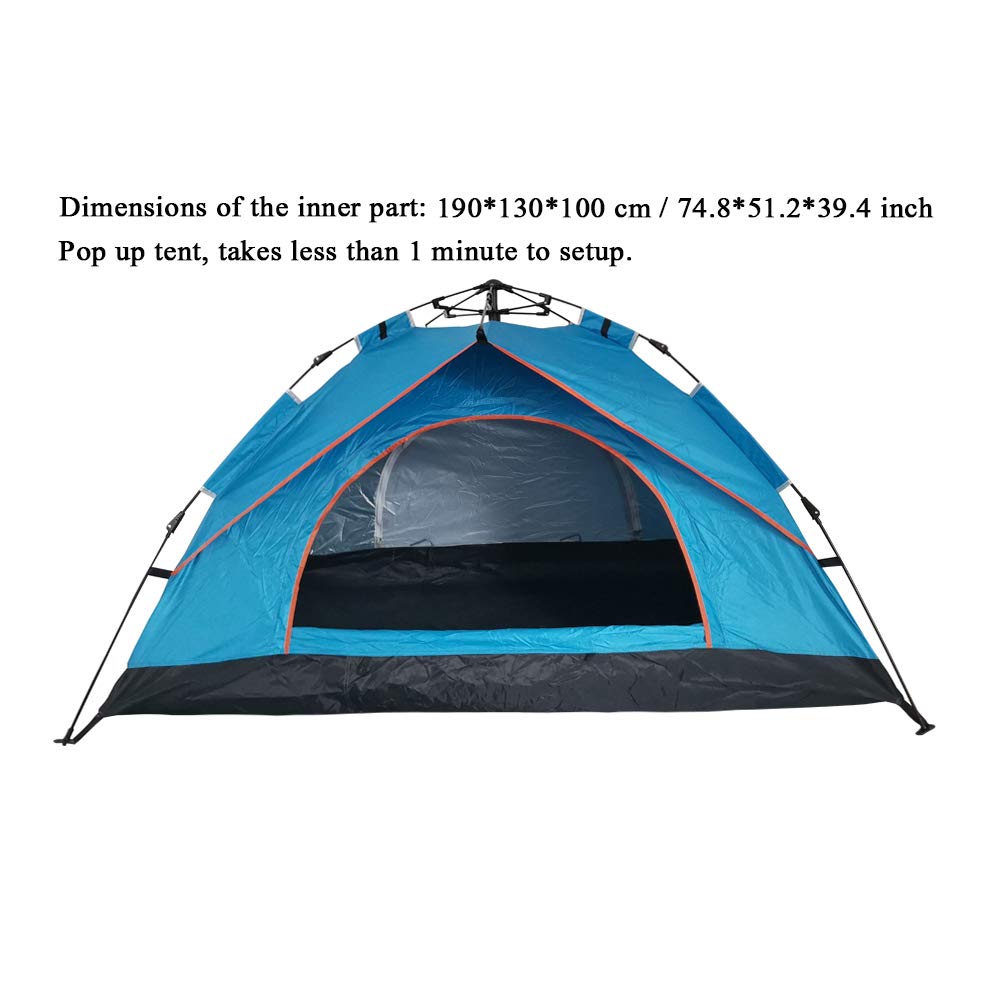 SZYT Camping Tent for 1-2 Person Easy Setup Come with Carrying Bag Blue