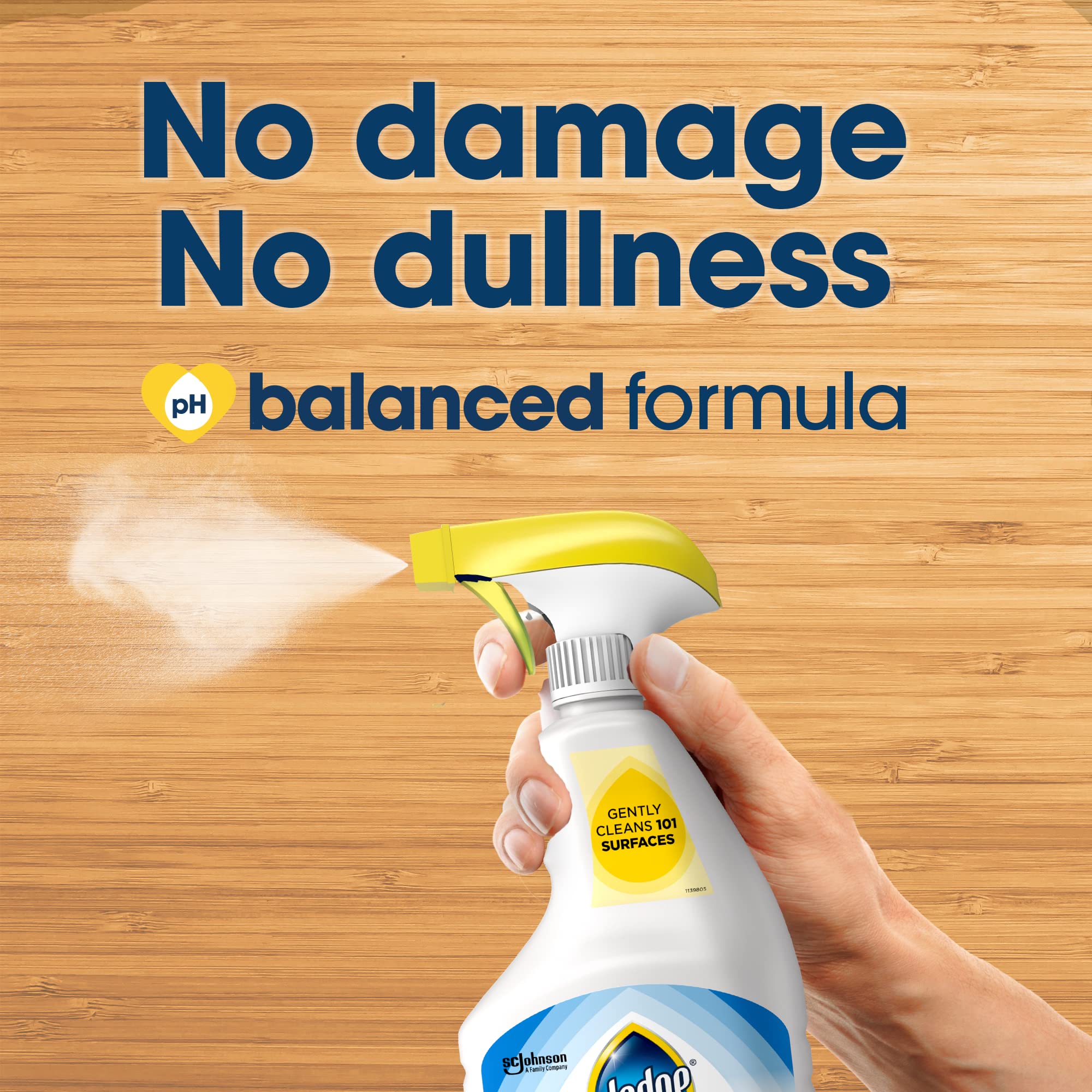 Pledge Multi Surface Cleaner Spray for Most Hard Surfaces, Everyday Clean, pH-Balanced, Fresh Citrus Scent, 25 oz (Pack of 3)