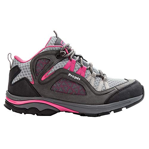 Propet Women's Propet Peak Boot, grey/berry, 10H 2E 2E US