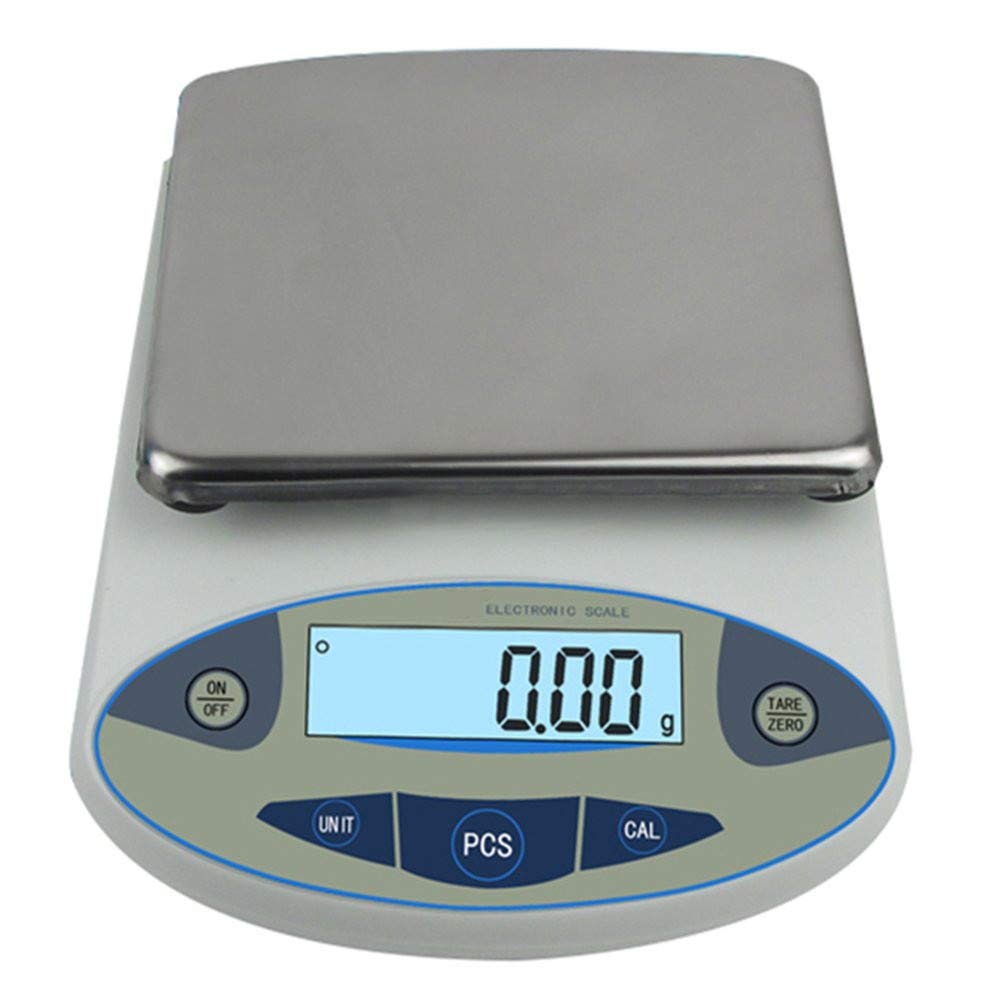 SEAAN Digital Lab Analytical Balance Electronic Scale 0.01/5000 Gram Scale Laboratory Kitchen Balance Scale Precision Balance Digita Weight 0.01g Jewelry Gold Scale