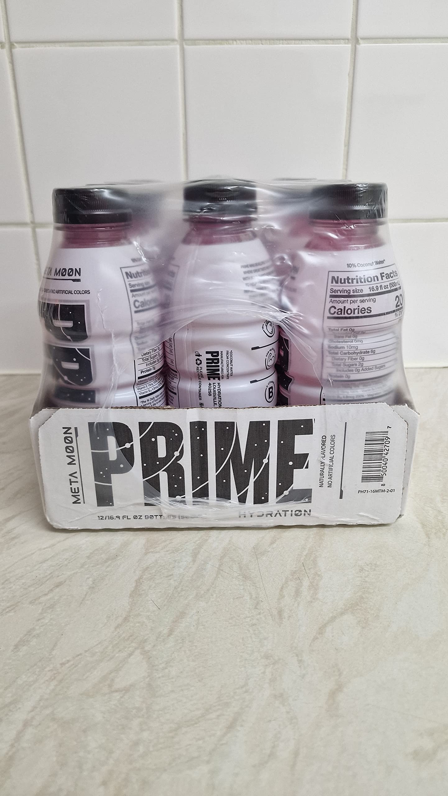 Prime hydration Meta Moon New KSI x Logan Paul Flavour (12 pack) 16.9