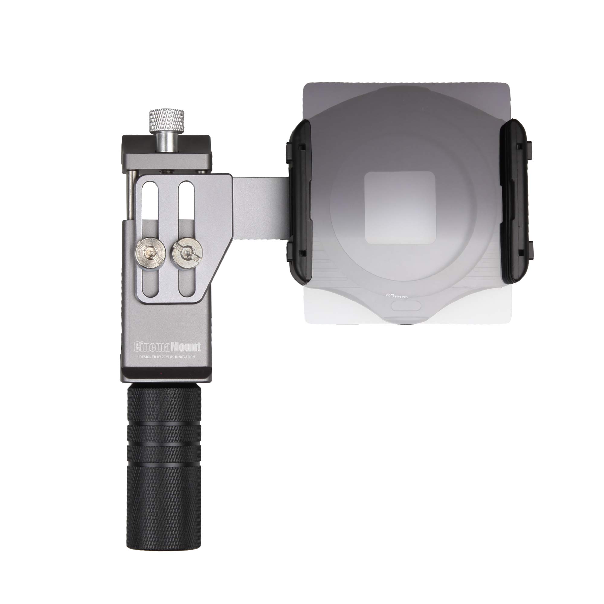 Ztylus Cinema Mount Smartphone GND Filter Kit with Phone Clip for iPhone, Samsung (S: Cinema Mount Rig + GND Filter)