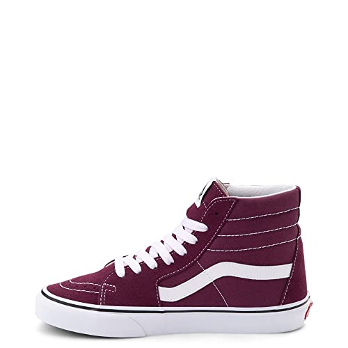 Vans SK8 Hi Grape Wine/True White Size 6