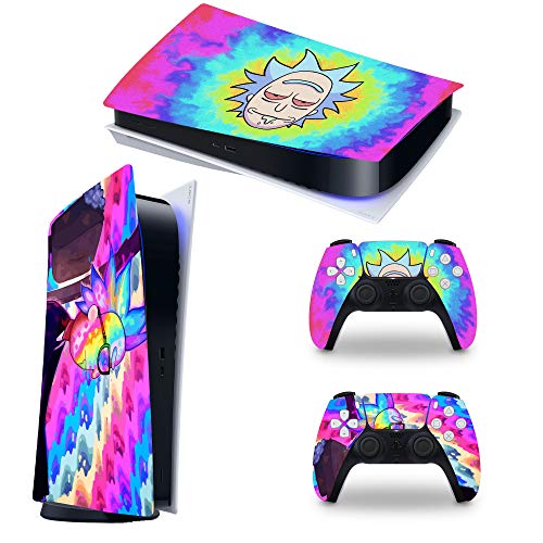 Scientist Cartoon PS5 Standard Edition Whole Body Vinyl Skin Sticker Decal Cover for PlayStation 5 System Console and Controllers