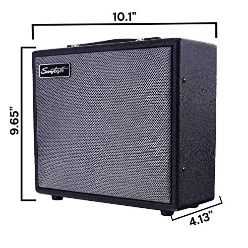 Sawtooth 10-Watt Electric Guitar Amp with Instrument Cable & Pick Sampler
