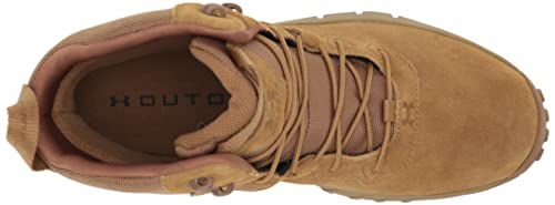 Under Armour Women's Micro G Valsetz Lthr Military and Tactical Boot, Coyote (200)/Coyote, 9.5 M US
