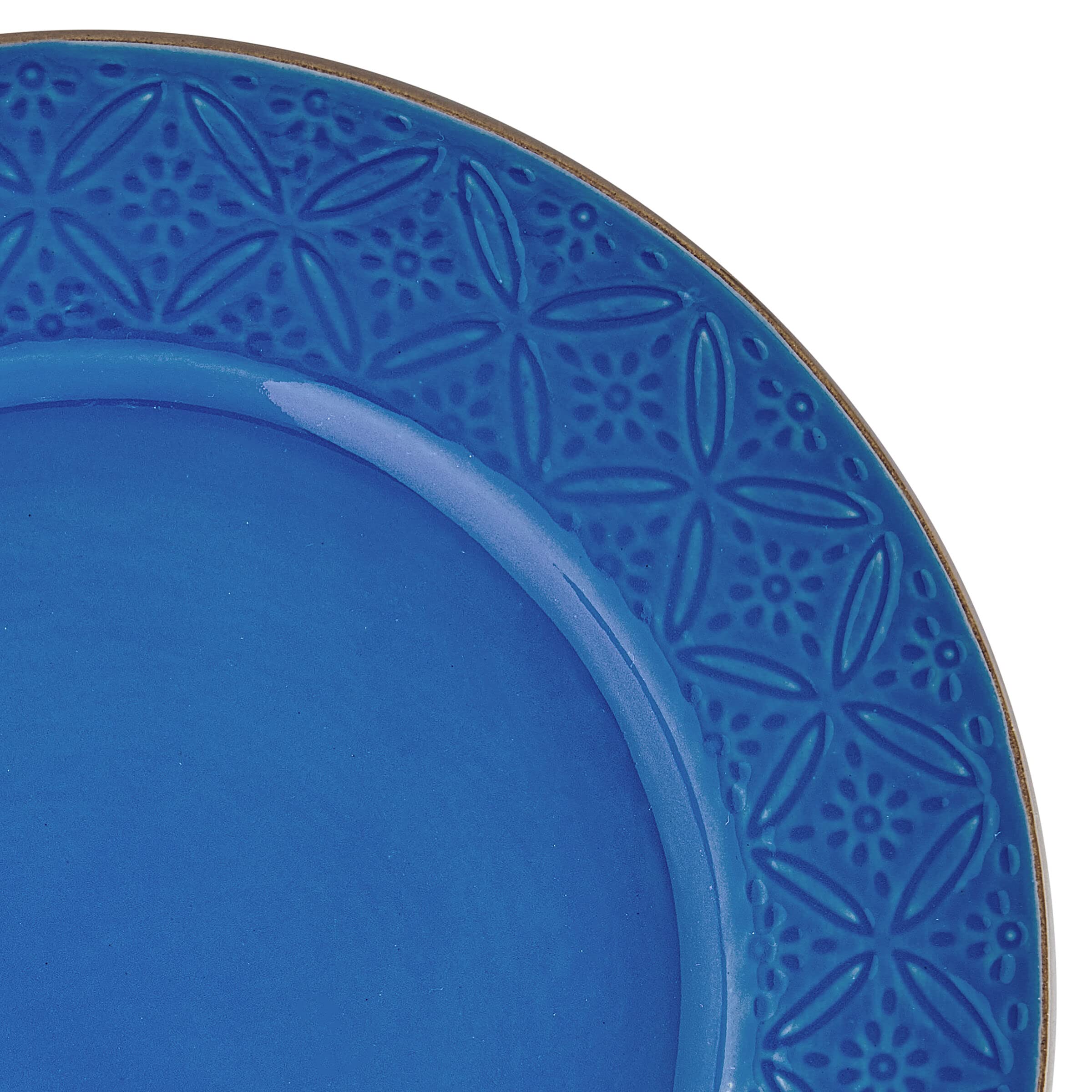 Pfaltzgraff Kori 12 Piece Dinnerware Set, Service for 4, Blue