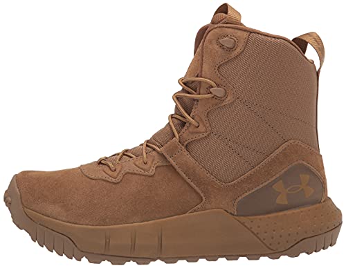 Under Armour Women's Micro G Valsetz Lthr Military and Tactical Boot, Coyote (200)/Coyote, 9 M US