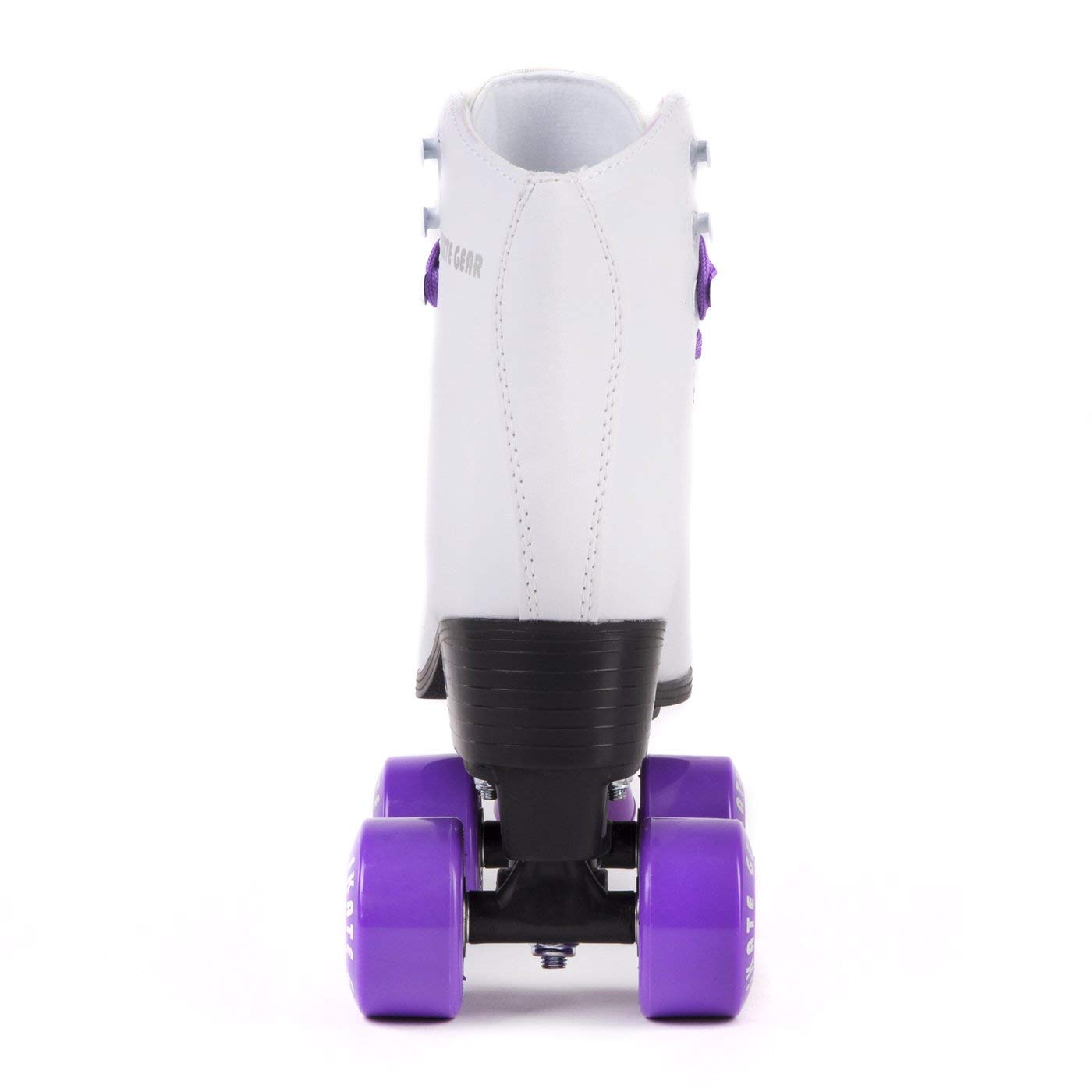 Skate Gear Extra Support Quad Roller Skates for Kids and Adults (Purple, Women's 7 / Youth 6 / Men's 6)