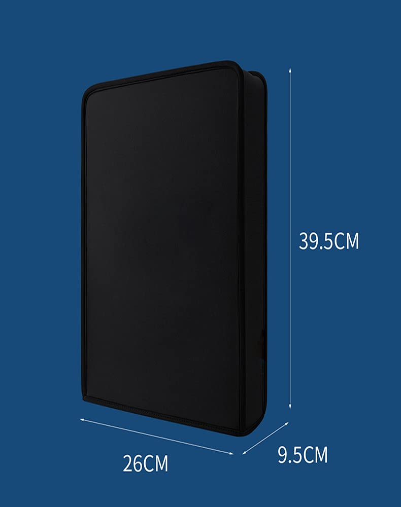 Wanty Black Neopene Dust Cover for PS5, Durable Dust Guard for DualSense 5 Console, Anti Scratch Waterproof Cover Sleeve for PlayStation 5 Console Digital Edition & Regular Edition