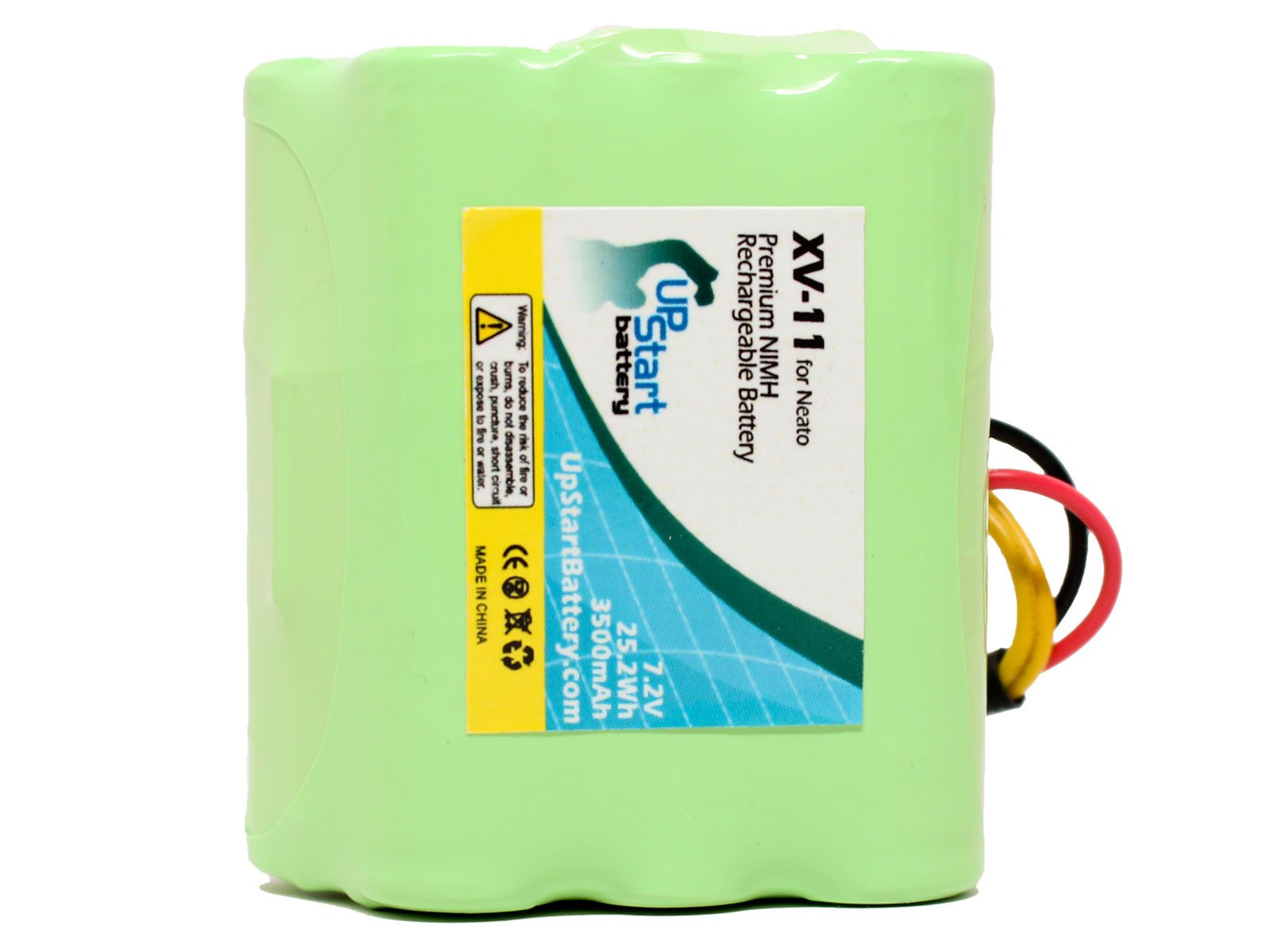 Replacement for Neato XV-11 Battery Filters Blades and Squeegee - Kit Includes Battery 2 Filters 6 Blades and 1 Squeegee (3500mAh 7.2V NI-MH)