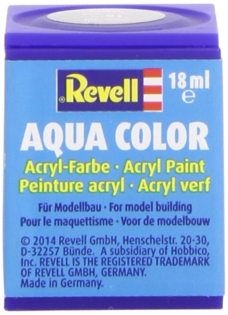 Revell 18ml Aqua Color Acrylic Paint (Steel Metallic Finish)