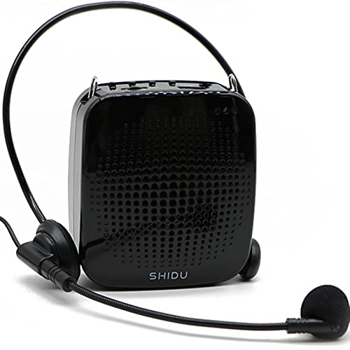 Voice Amplifier with Personal Microphone Headset, 15W Loudly High Fidelity Mini Voice Amplifier, Personal Pa System for Teachers Classroom, Meeting, Tour Guide, Yoga, Presentation, Coaches ect