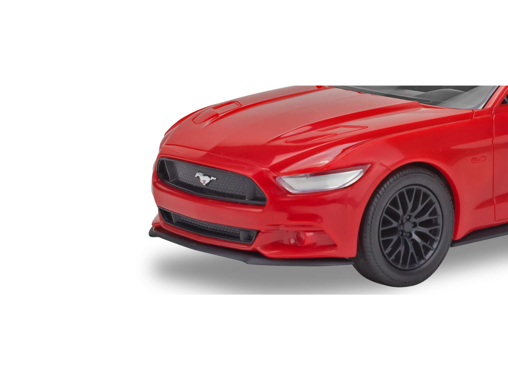 Revell 85-1238 2017 Ford Mustang GT Model Car Kit 1:25 Scale 12-Piece Skill Level 2 Plastic Easy-Click Model Building Kit, Red