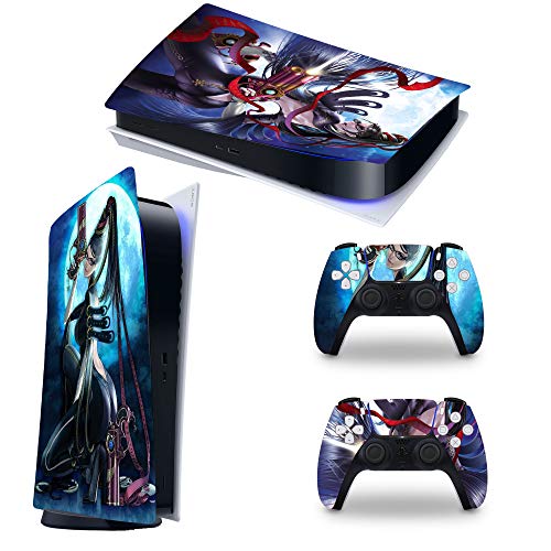 Warrios Japan - PS5 Skin Console and 2 Controller, Vinyl Decal Sticker Full Cover Protective ( Only fit PlayStation 5 regular)