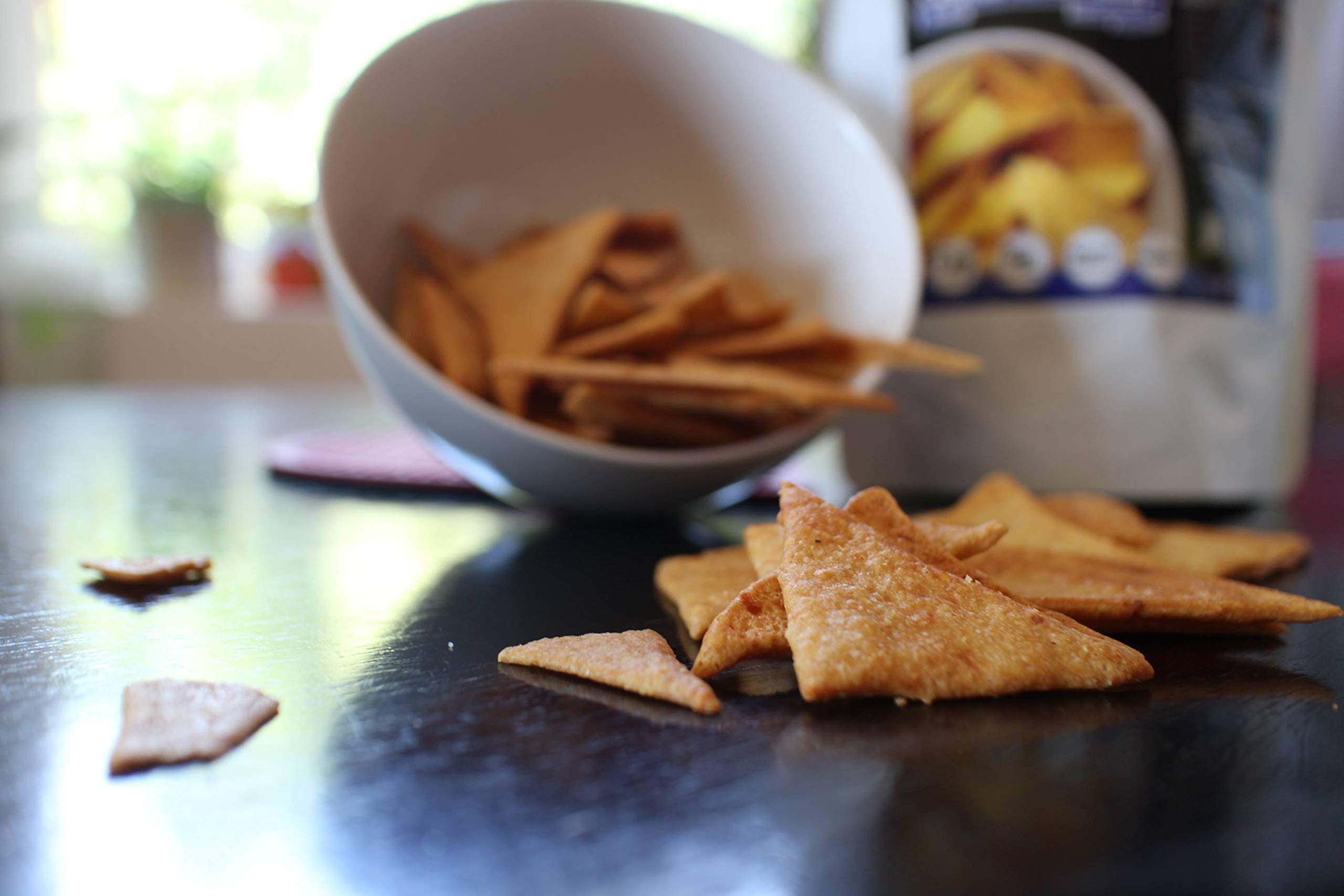 Protein Chips, 13g Protein, 5g Net Carbs, Keto Snacks, Low Carb Snacks, Protein Tortilla Chips, Muscle Chips, Baked Not Fried (1 Pack)