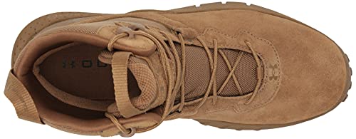 Under Armour Men's Micro G Valsetz Lthr Military and Tactical Boot, Coyote (200)/Coyote, 12 M US