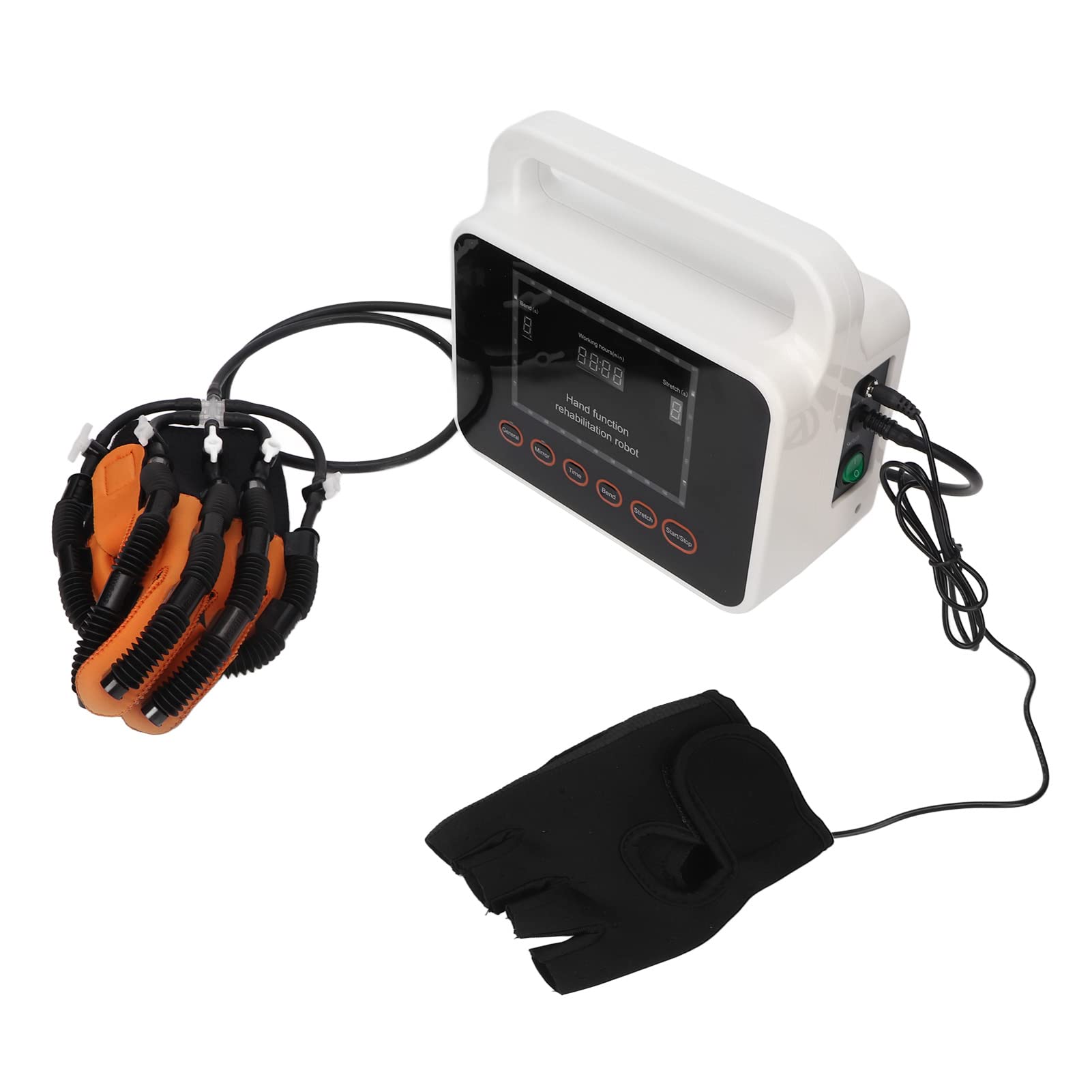 Rehabilitation Robot Gloves, Orthopedic Finger Rehabilitation Robot with Right Mirror for Dysfunction (L)