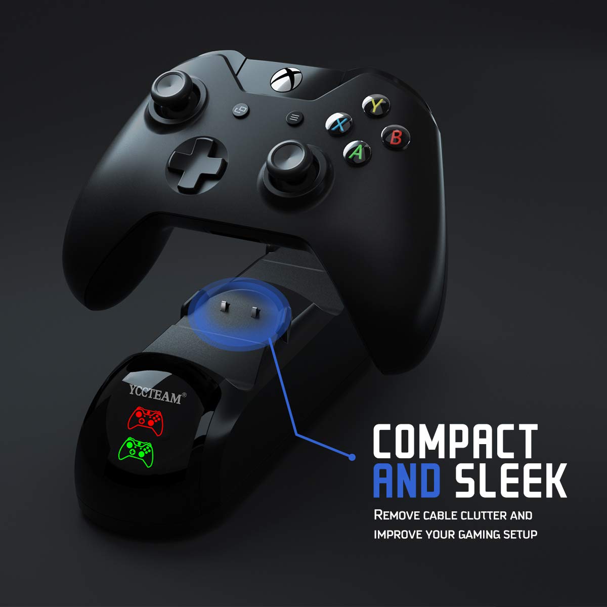 YCCTEAM Controller Charger ,High Speed Charging with 2 Rechargeable Battery Pack
