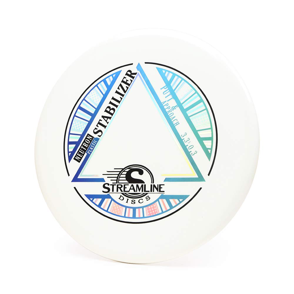 Streamline Discs Neutron Stabilizer Putter Golf Disc [Colors May Vary] - 170-175g