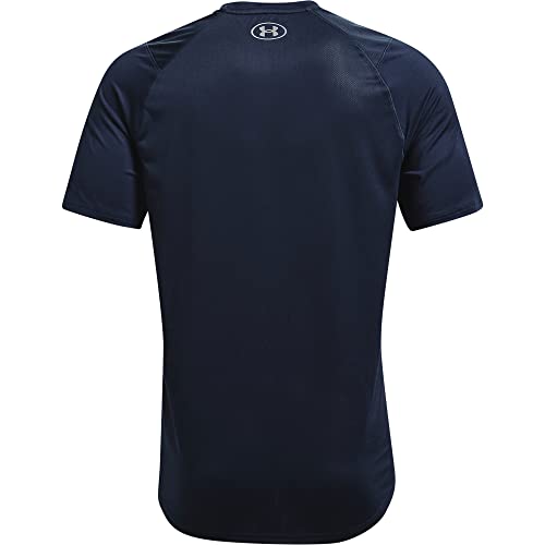 Under Armour Men's Raid 2.0 Short Sleeve T-Shirt, Academy Blue (408)/Mod Gray, Medium