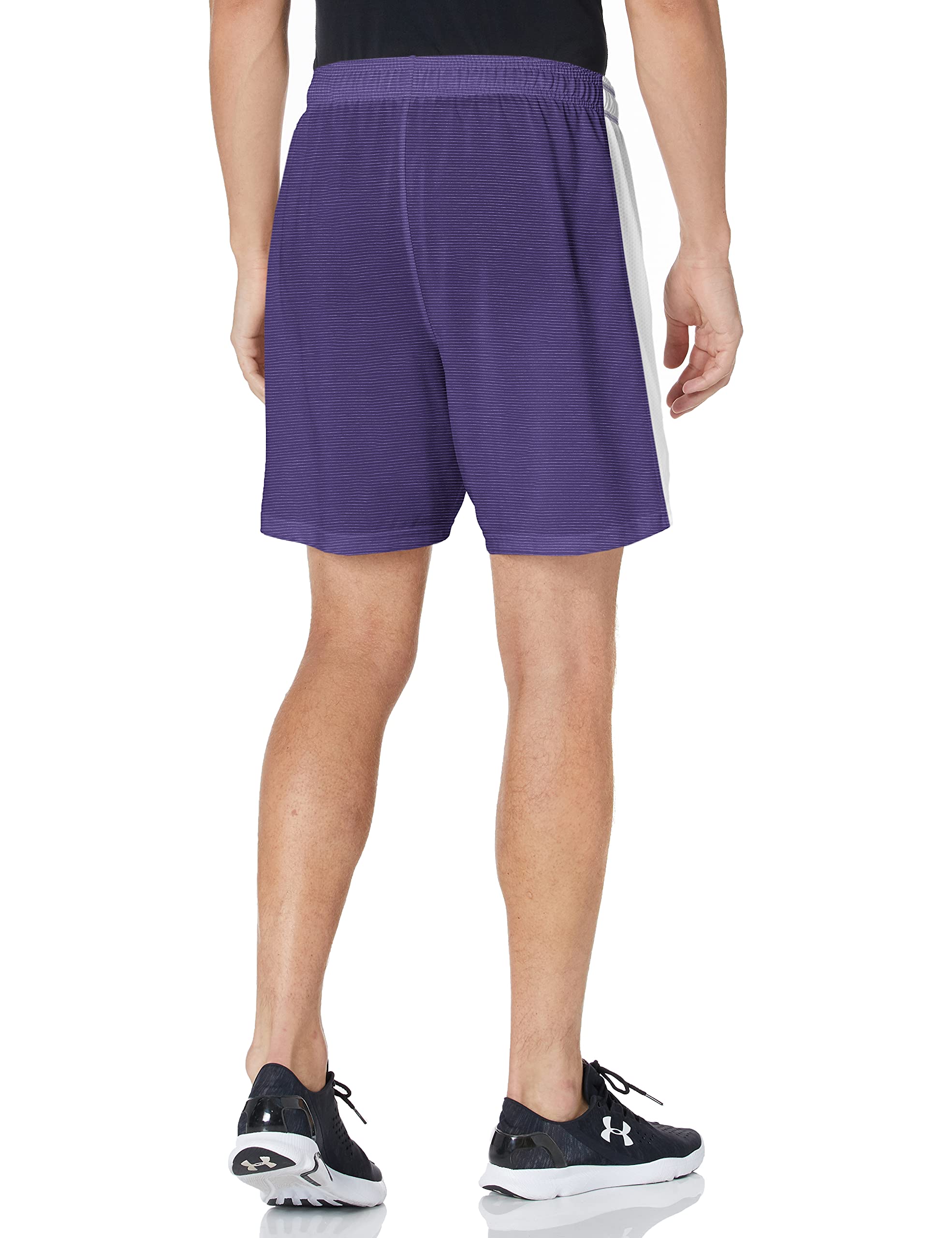Under Armour Men's Match 2.0 Shorts, Purple (500)/White, Large