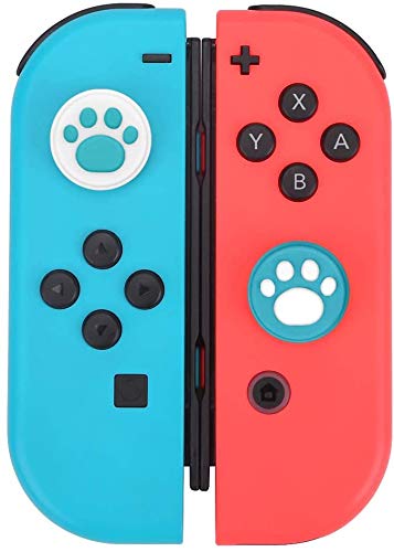 Veanic 4-Pack White Replacement Joystick Analog Thumbstick Part for Switch Lite & Switch Joy-Con Controller
