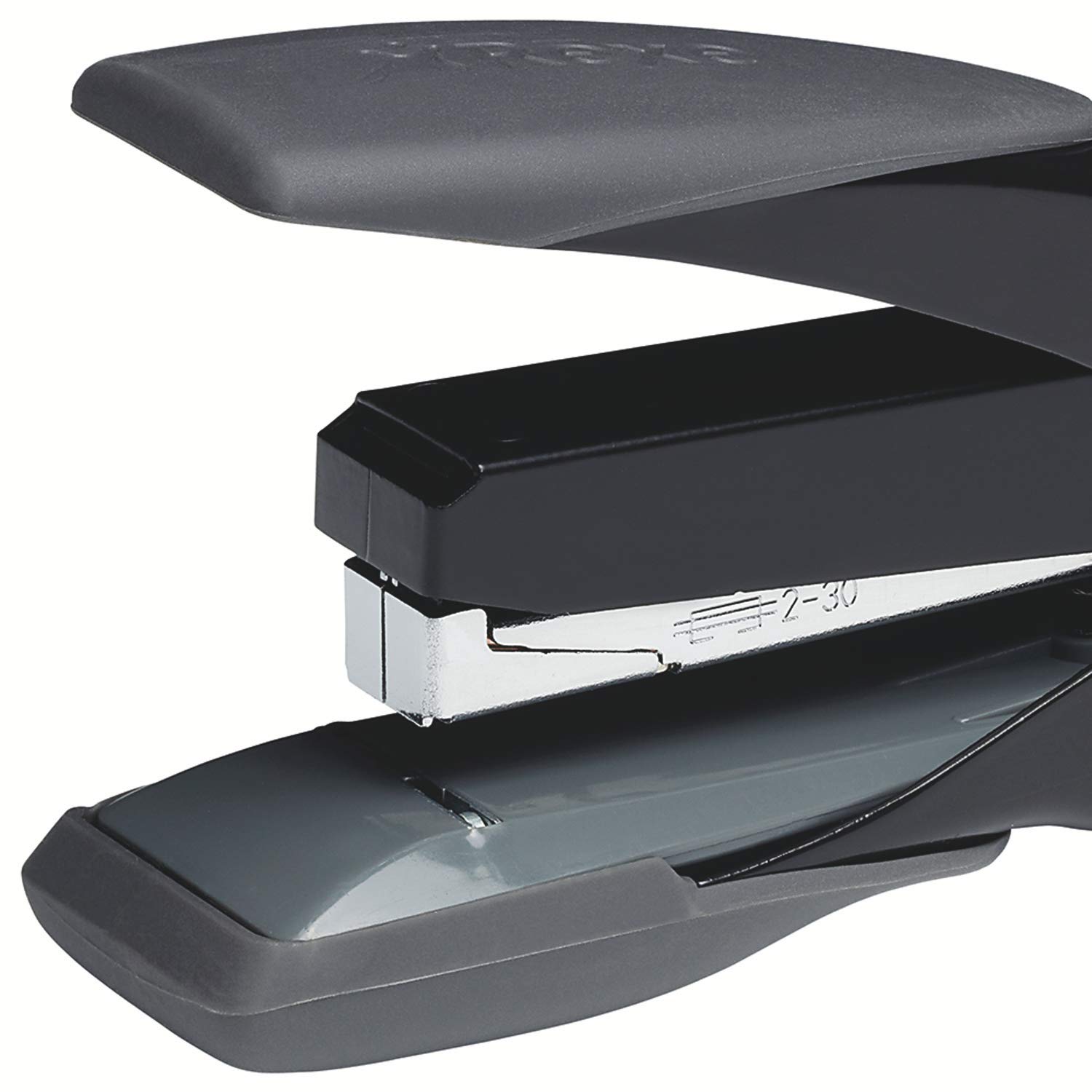 Rexel Easy Touch Half Strip Stapler, 30 Sheet Capacity, Flat Clinch, Metal Body, Includes Staples, Pink, 2102636
