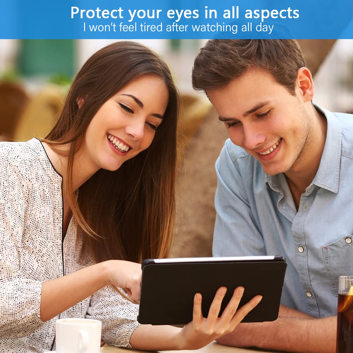 XinWoTuo Tempered Glass Screen Protector for 7 (9th / 7th Generation, 2019/2017 Model), HD/Scratch-Resistant/Anti-Fingerprint/2Pcs