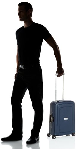 Samsonite S'cure DLX Spinner, S (55cm-34L) - NIGHT BLUE
