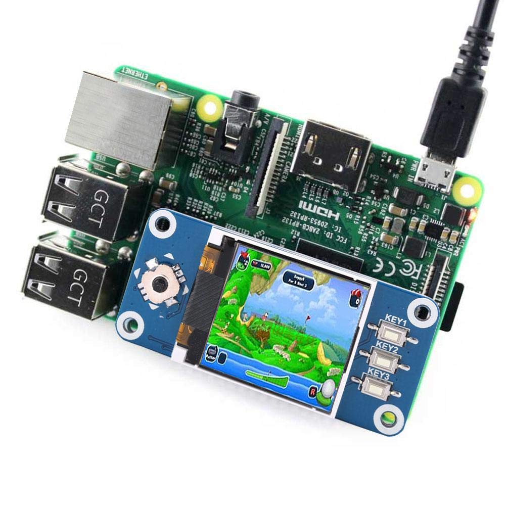 Tangxi Screen Module, 1.44 inch LCD Screen Display Module 128 x 128 3.3V LED Display Board for Raspberry Pi 2B / 3B / Zero/Zero W
