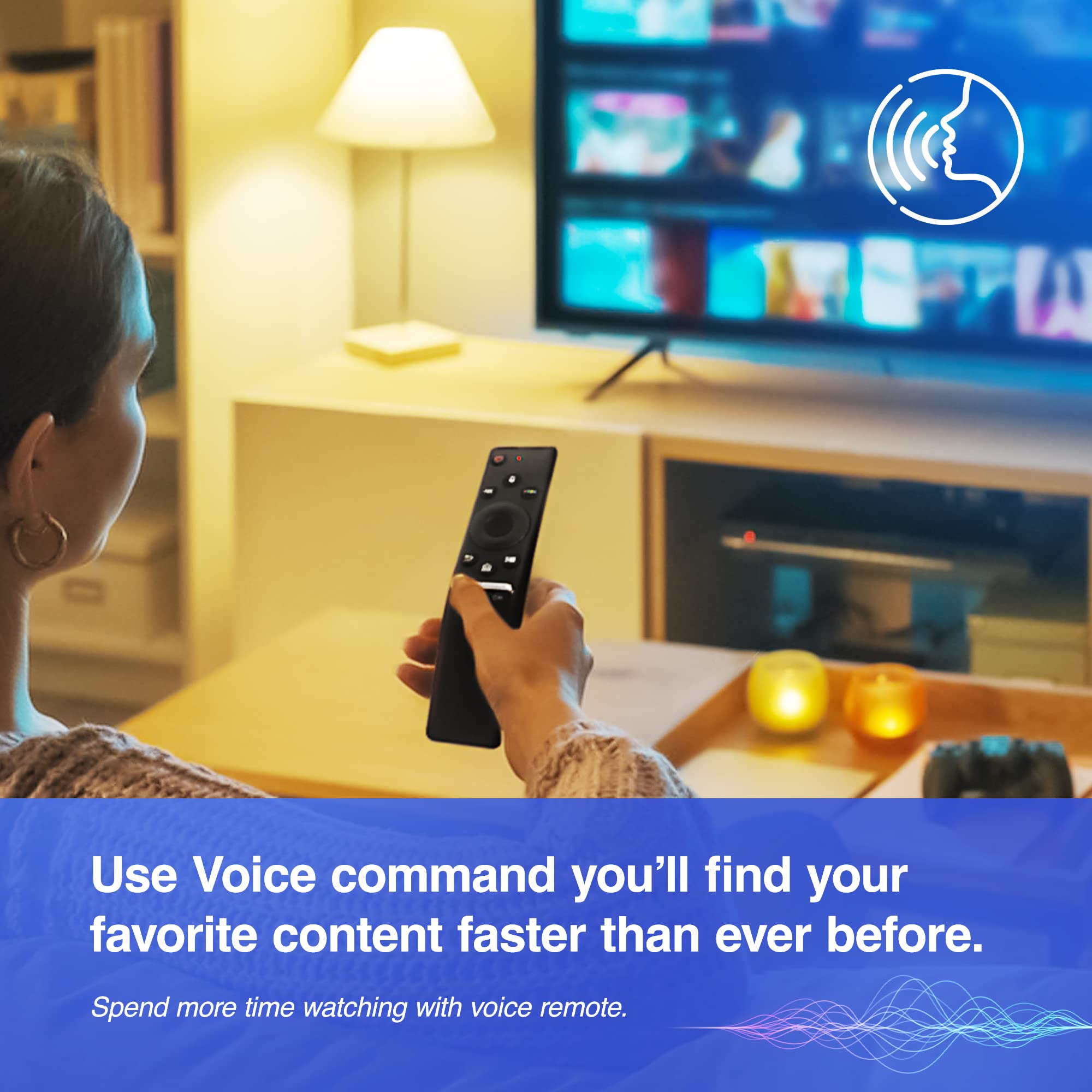 Replacement Voice Remote Pro with Remote Finder, Customizable and Backlit Buttons Fit for Fire Remote Pro Smart TVs Cube (1st/2nd/3rd Gen), Smart TV Stick (2nd/3rd Gen), Smart TV Stick 4K