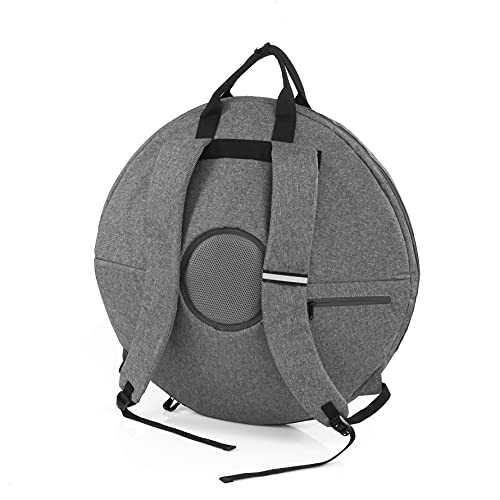 X8 Drums Pro Handpan D Kurd Stainless Steel w/Bag, D3/A3, Bb3, C4, D4, E4, F4, G4, A4, 23 inches, Silver (X8HPDK)