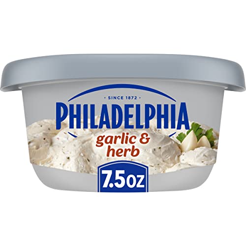 Philadelphia Garlic & Herb Cream Cheese Spread, 7.5 oz Tub