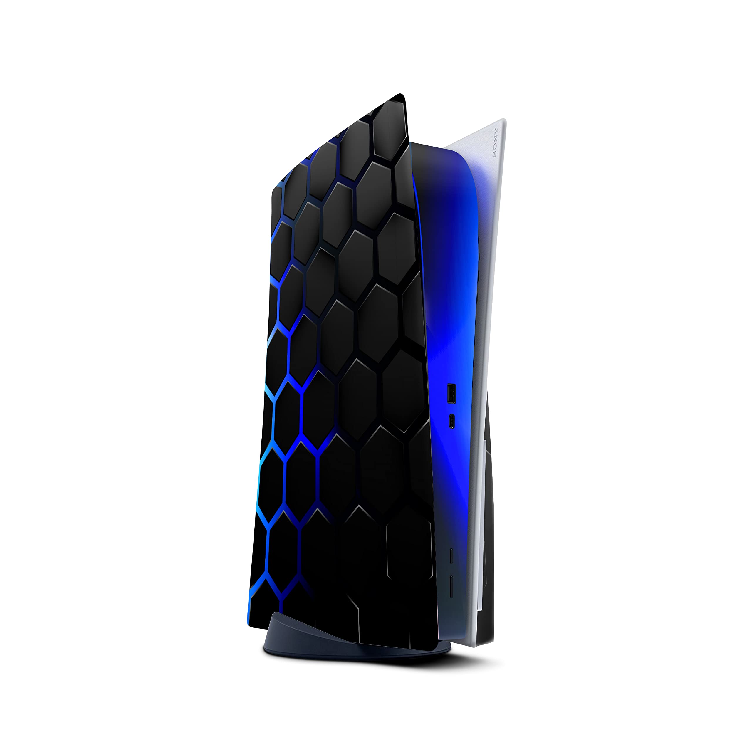 TACKY DESIGN PS5 Skin Geometric Skin for PlayStation 5 Skin Console and 2 Controller Skin, PS5 Cover Vinyl 3M Decal Stickers Full wrap Cover (Disk Edition)