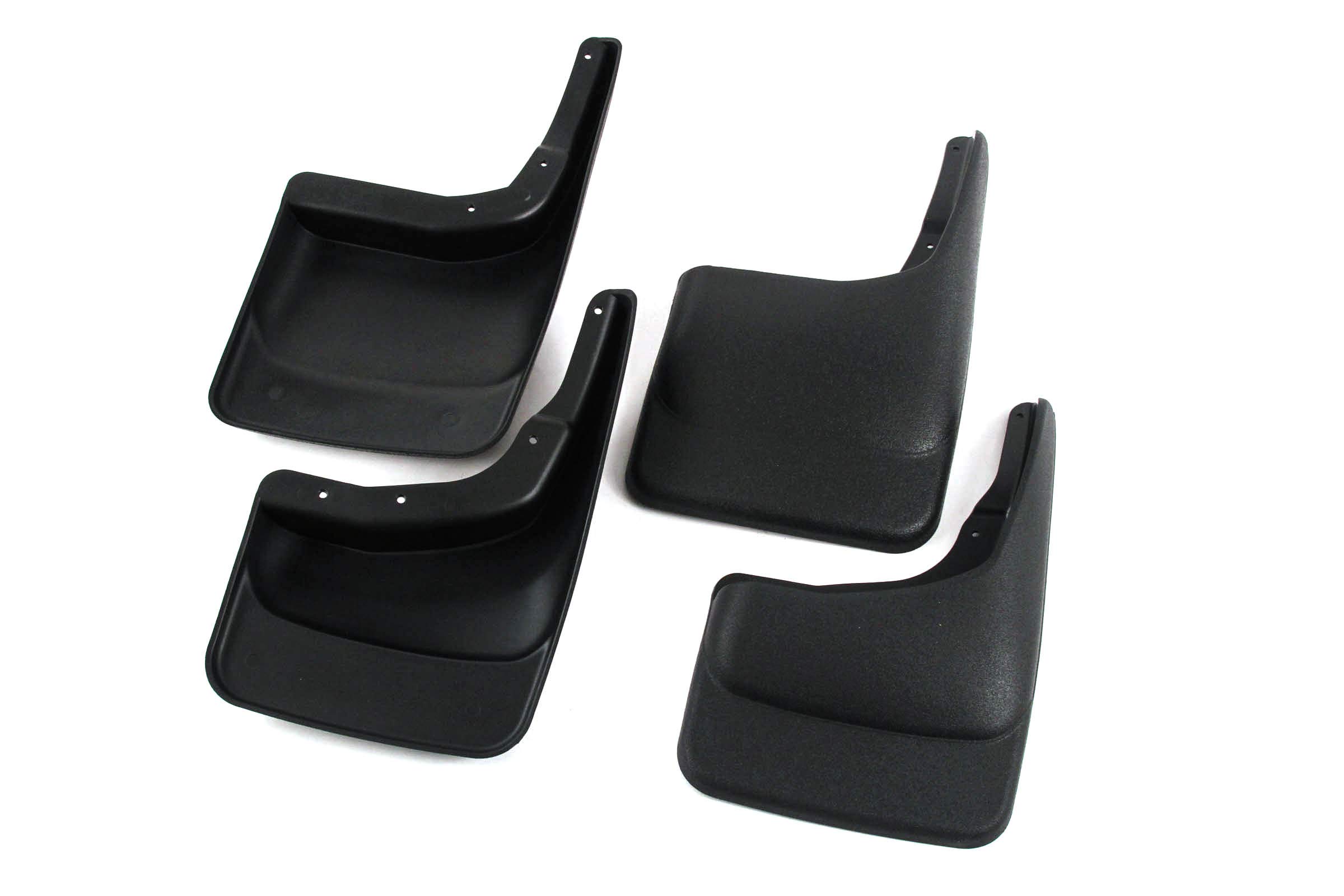 Red Hound Auto Premium Heavy Duty Molded 2004-2014 Compatible with Ford F-150 Mud Flaps Guards Splash Front Rear 4pc Set (without Fender Flares)