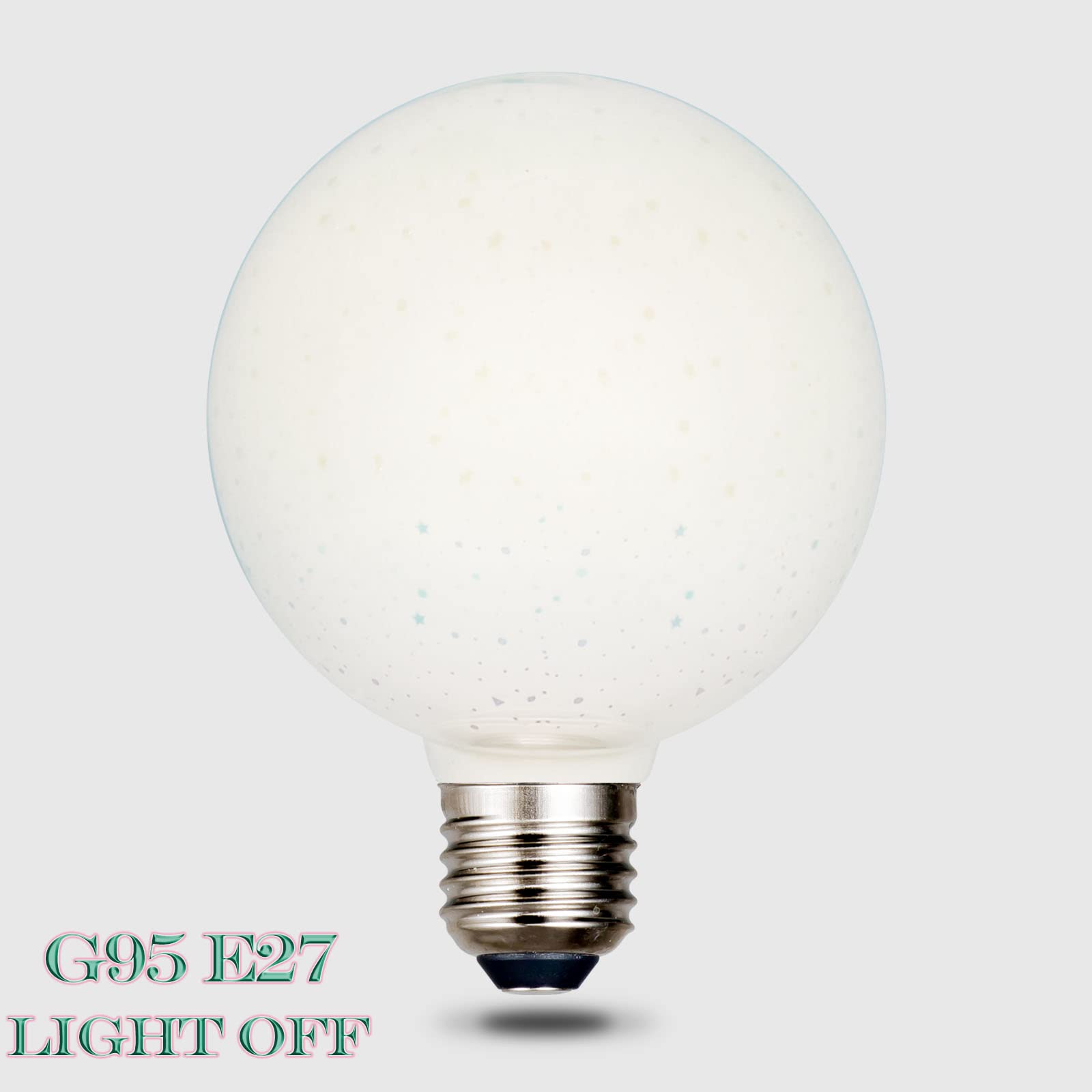 VANGPI Firework Light Bulb, Decorative 3D LED Bulb, E27, 4.5W, AC85-265V, 3.7x5.1 inch, for Home, Party, Bedroom, Disco(1 PC)