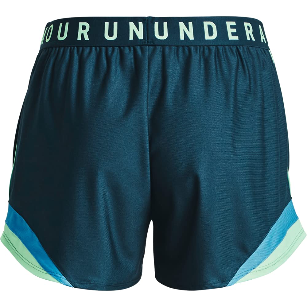 Under Armour Women's Play Up TriCo Shorts 3.0, Blue Note (413)/Aqua Foam, X-Large