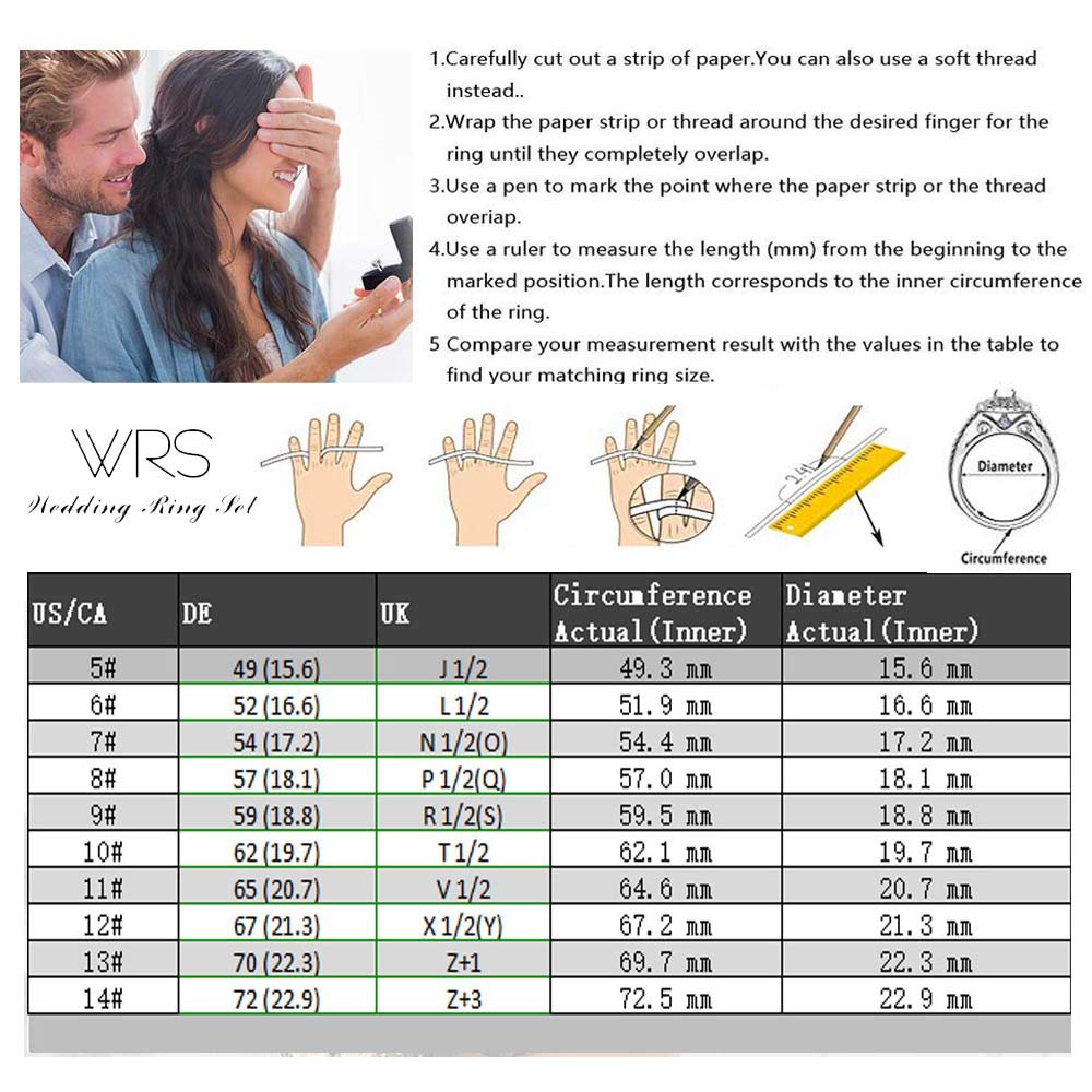 Two Rings His Hers Wedding Ring Sets Couples Matching Rings Women's Black Gold Filled Green CZ Wedding Engagement Ring Bridal Sets Men's Stainless Steel Wedding Band