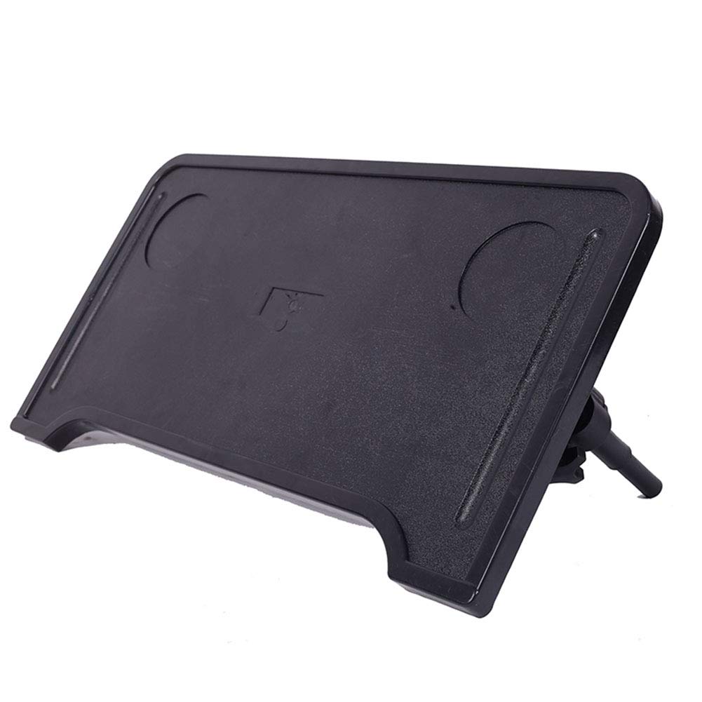 Removable Wheelchair Lap Tray Table with 2 Cup Holders, Elderly Plastic Removable Wheelchair Lap Tray for Manual Powered or Electric Wheelchairs