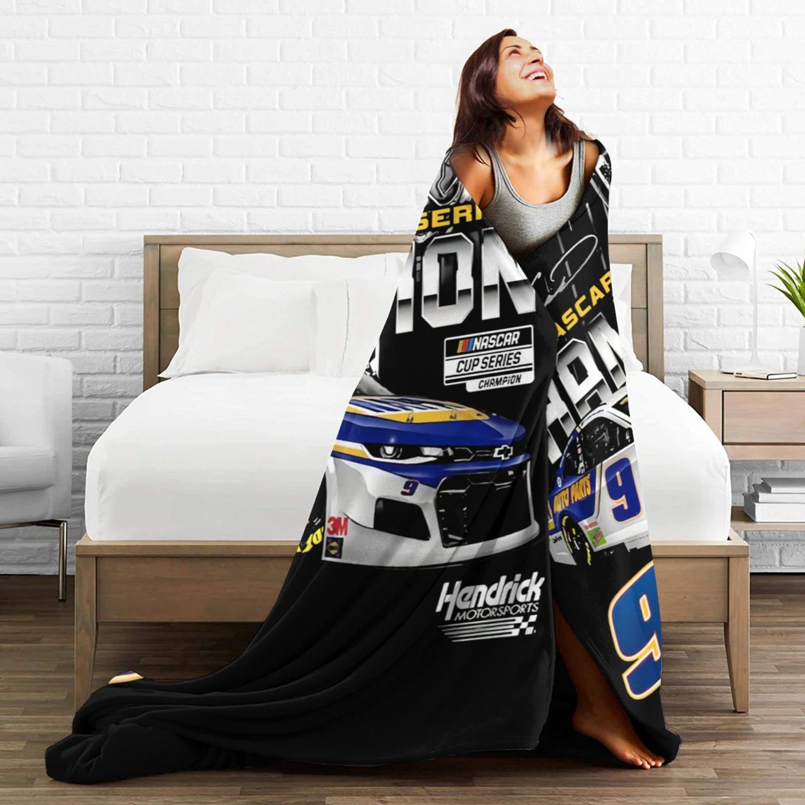 RATRIG Chase Elliott 9 Blanket Tapestry Sofa Bed Fuzzy Plush Luxury Flannel Super Cozy All Seasons Microfiber Warm Decorative Lightweight Bedroom