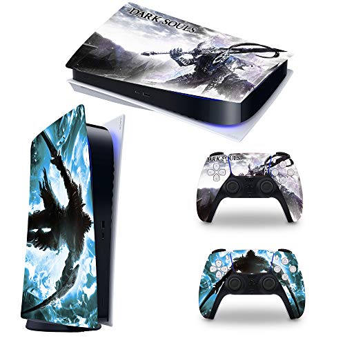 Stolen Souls PS5 Standard Edition Whole Body Vinyl Skin Sticker Decal Cover for PlayStation 5 System Console and Controllers