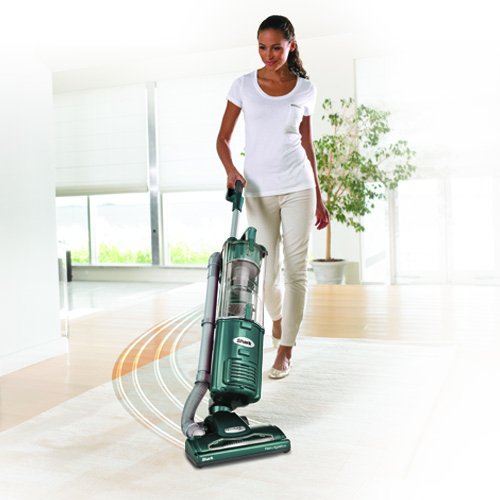 Shark Navigator Upright Corded Bagless Vacuum, Lightweight, Large Capacity for Carpet and Hard Floor Cleaning with Swivel Steering (NV27EM), Emerald